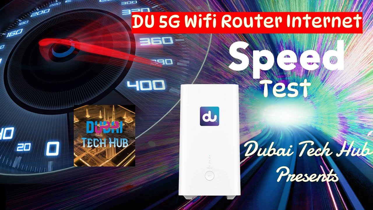 Speed Test | Du Home Wireless WiFi 5G SIM Router/Modem | #dubaitechhub ...