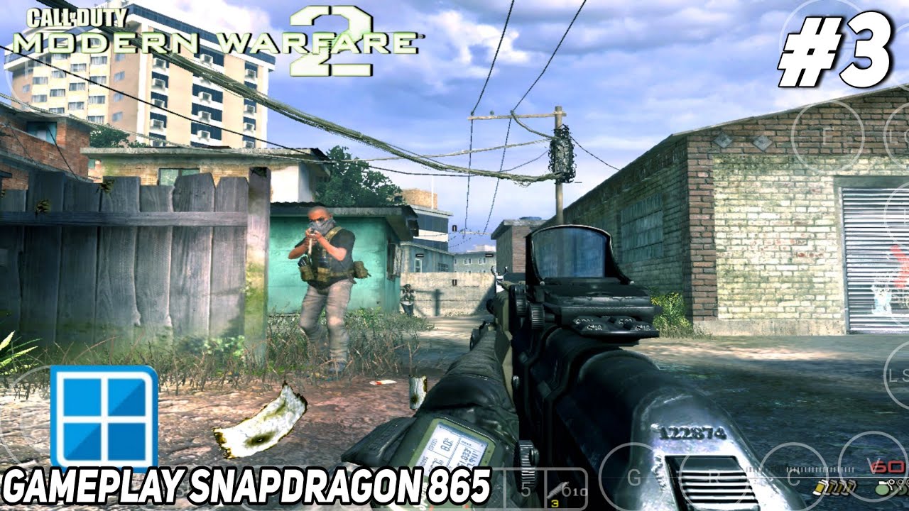 Call of Duty Mw2 (Windows Emulator) Gameplay on Android |Winlator 10 ...