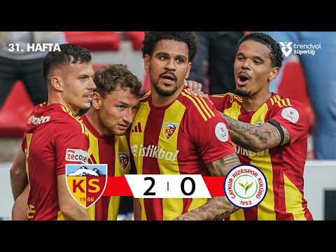 Kayserispor (2-0) Çaykur Rizespor - Highlights/Özet | Trendyol Süper Lig - 2025/26