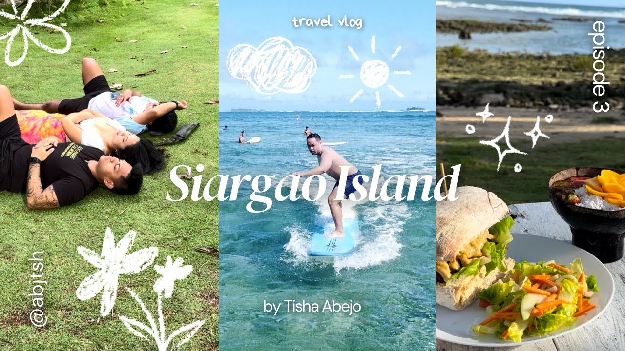 Siargao | surfing, beaches, cold springs, where to eat - YouTube