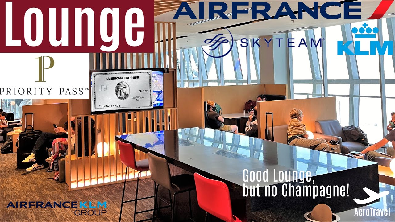 AIR FRANCE/ KLM/ SKYTEAM LOUNGE BANGKOK SUVARNABHUMI | REVIEW | PRIORITY PASS LOUNGE | NO ...