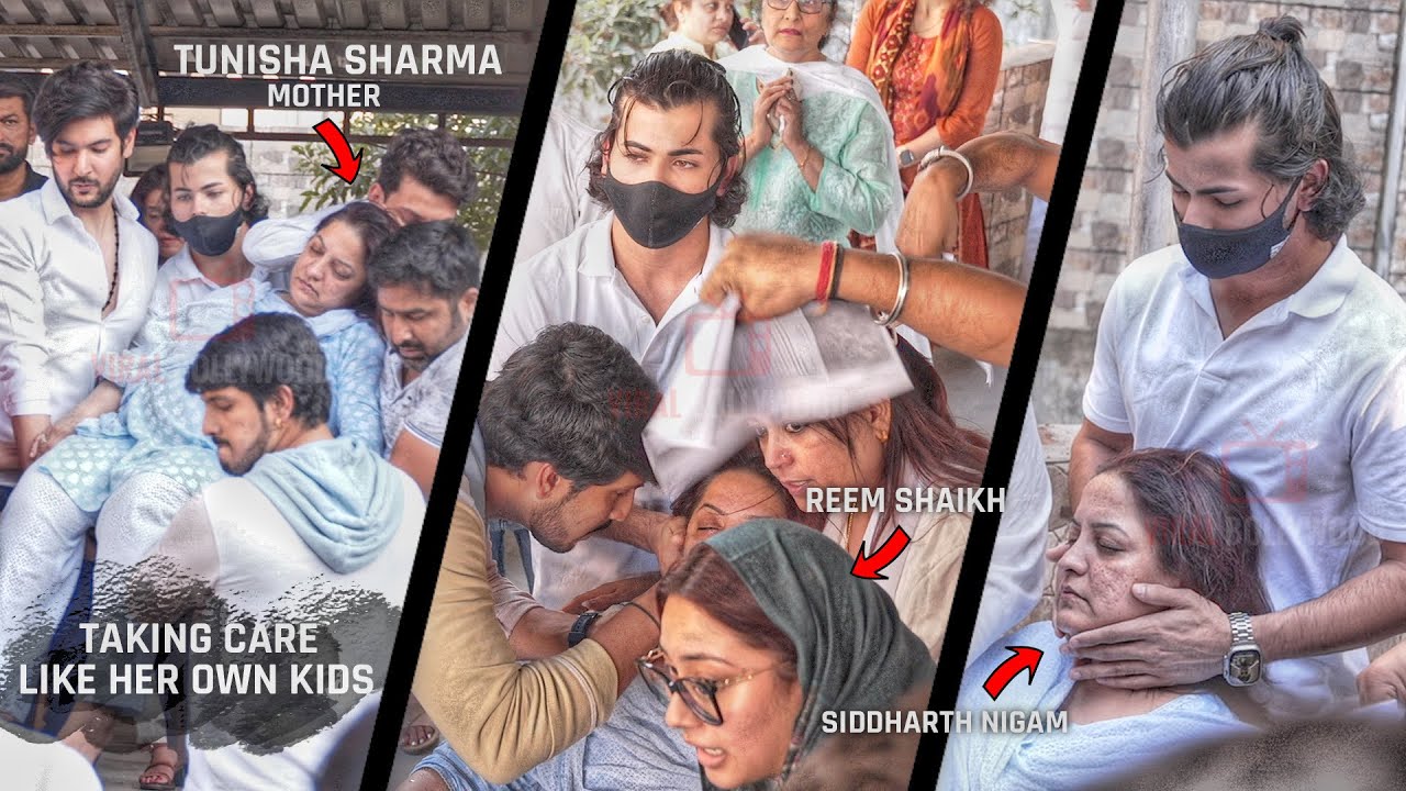 Look How Siddharth Nigam and Reem Shaikh Taking Care of Tunisha Sharma ...