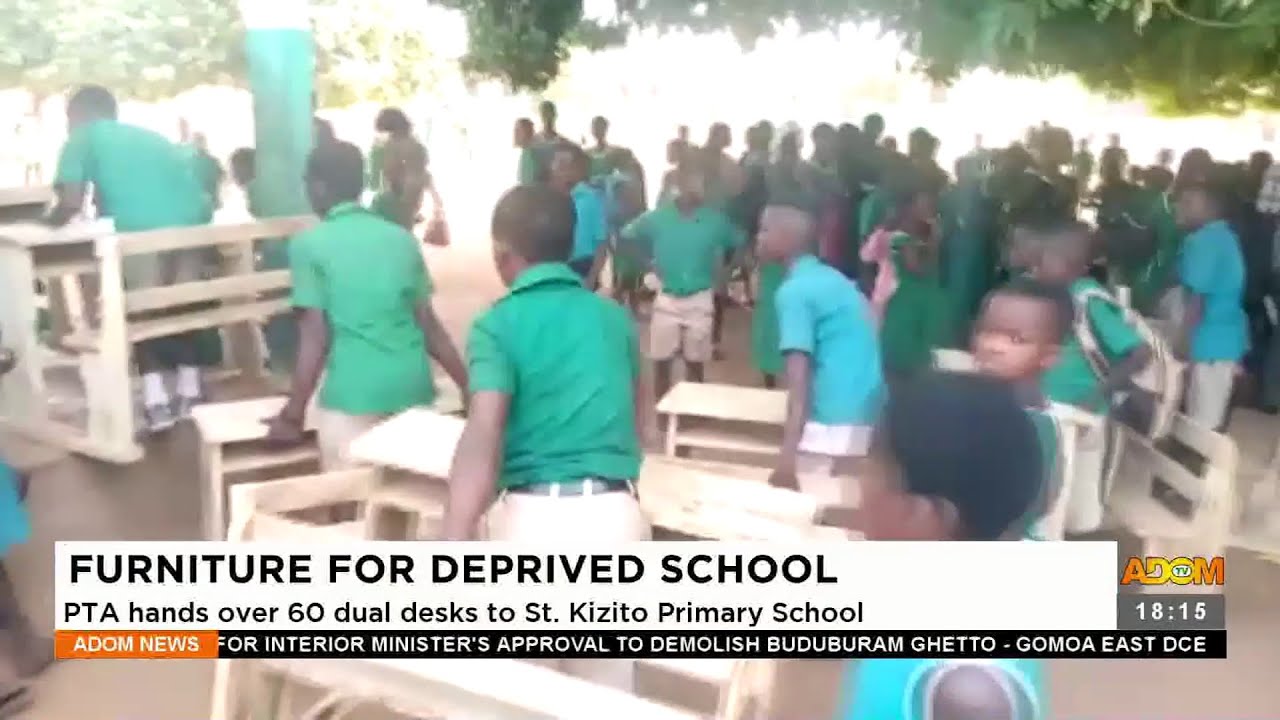 Furniture for Deprived School: PTA hands over dual desks to St. Kizito ...