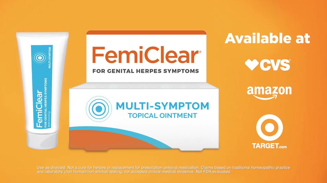 FemiClear for Genital Herpes Symptoms - Now Available at CVS, Amazon ...