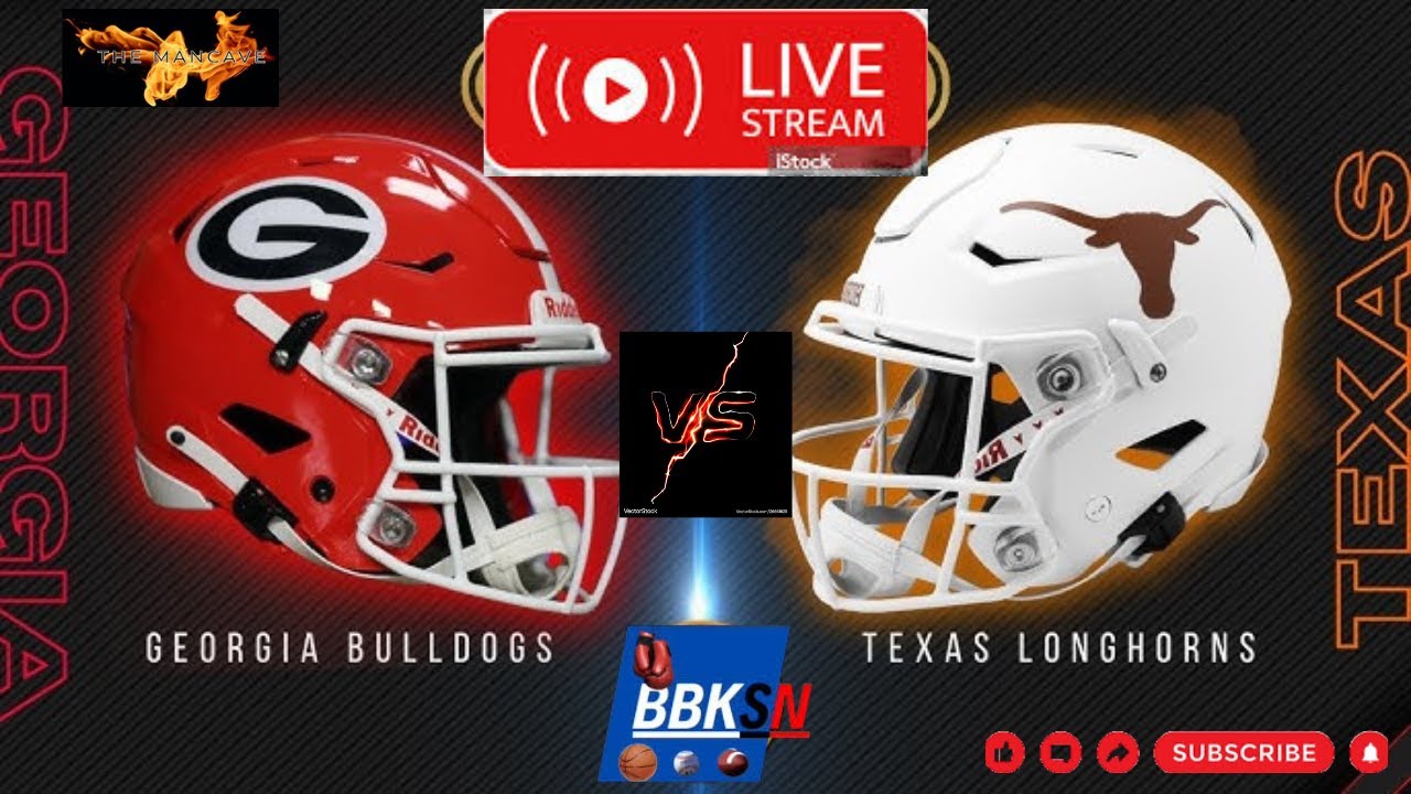 #1 Texas vs #5 Georgia Live Watch Along BBKSN - YouTube