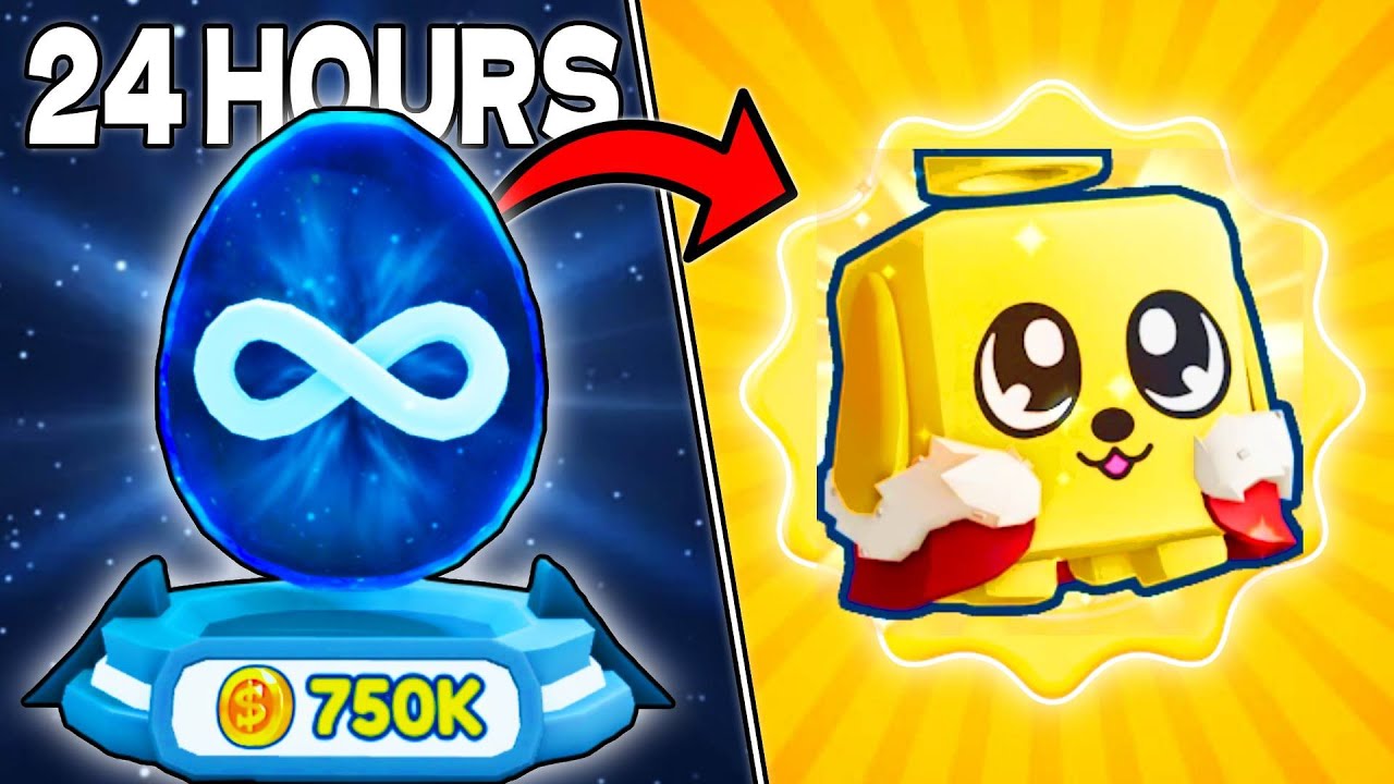 Hatching *INFINITY EGG* For 24 HOURS To Get A Secret Pet! - YouTube
