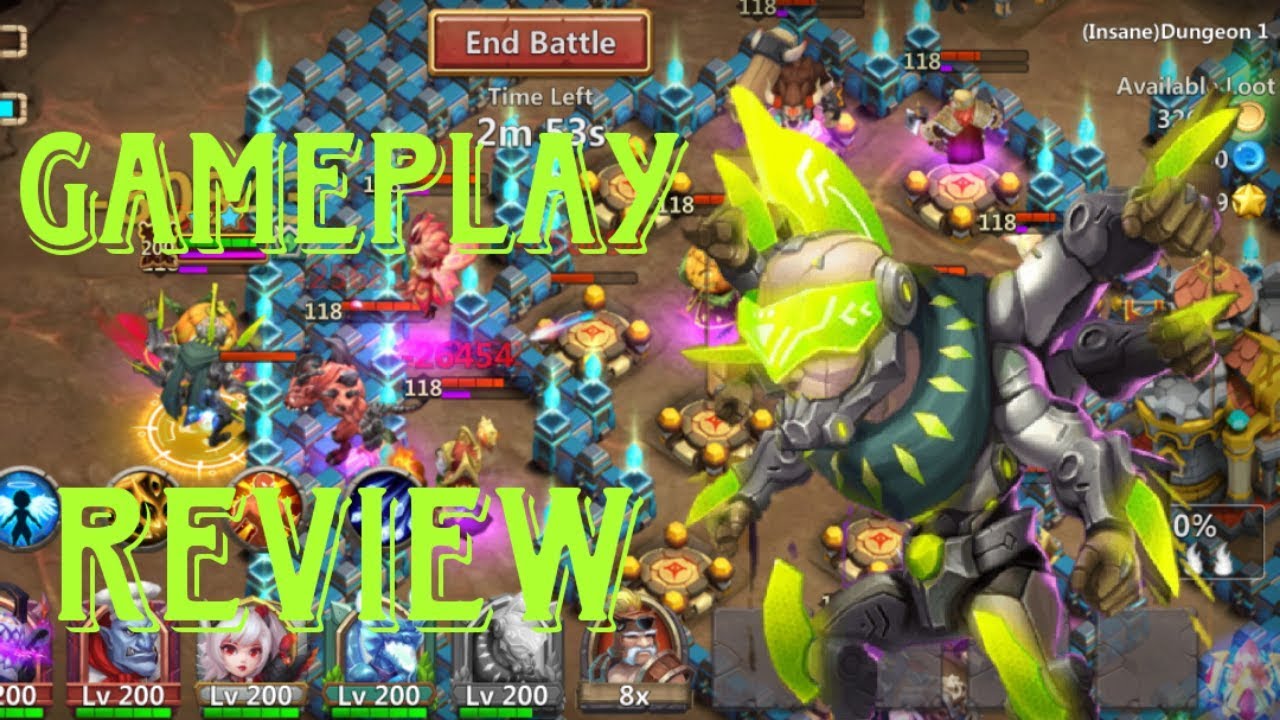 New Skin | Asura | Cyborg Slayer | Gameplay | Review | Castle Clash ...