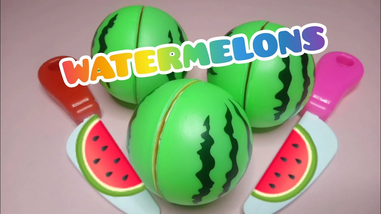 🍉 Satisfying Video | How to Cutting Toy Watermelon Fruit ASMR - YouTube