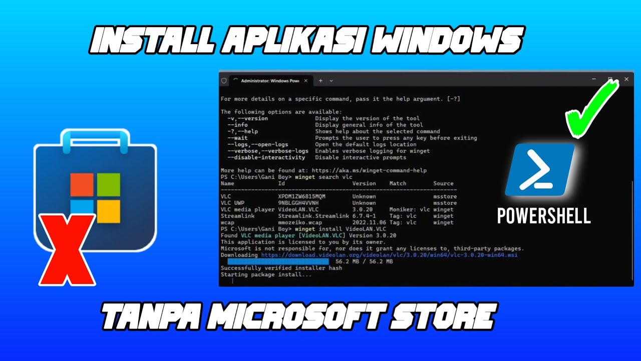 Cara Install Aplikasi Windows Tanpa Microsoft Store Tutorial Lengkap ...