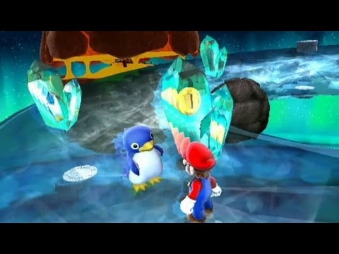 Super Mario Galaxy 100% Walkthrough - Part 14 Freezeflame Galaxy - YouTube