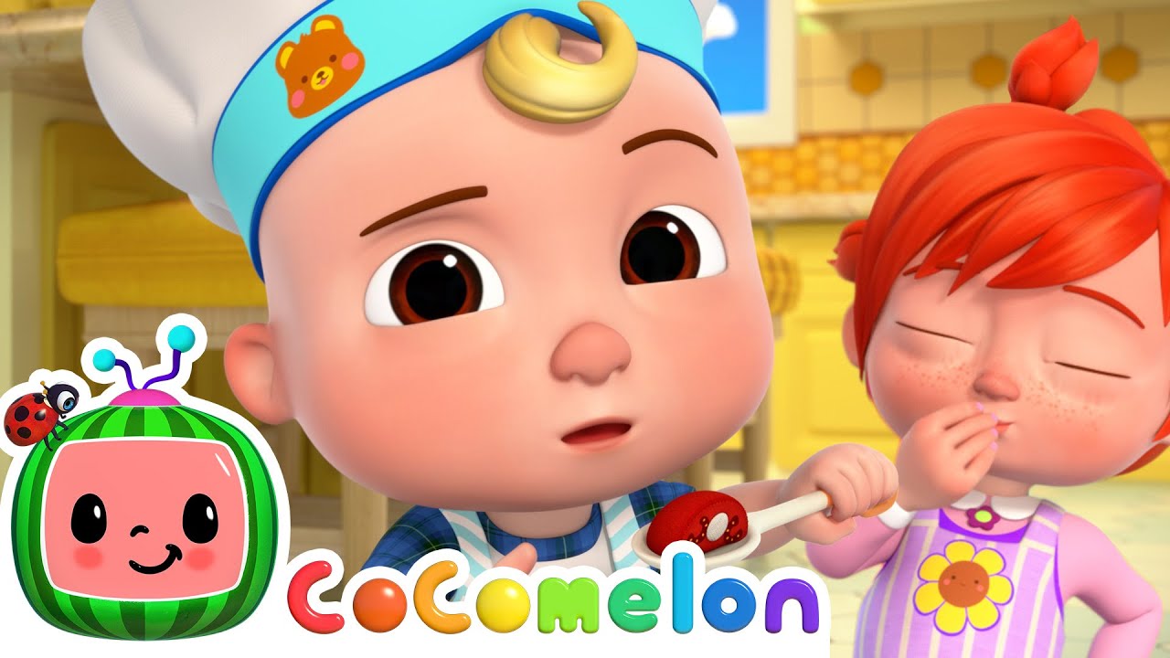 Cooking a Delicious Dinner with Chef JJ!👨🏼‍🍳🍝 | 🍉 CoComelon - JJ's Baby ...