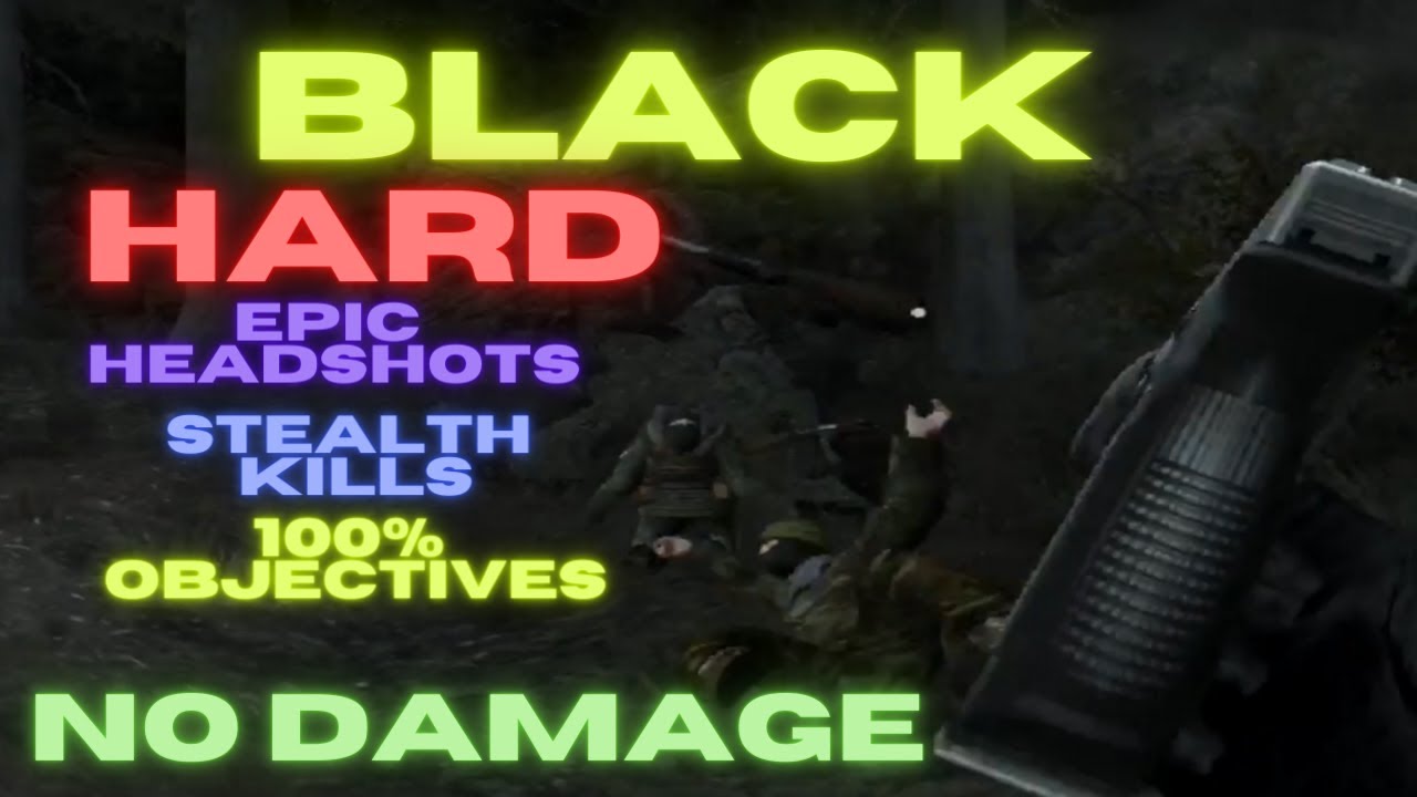 Black PS2 No Damage - Hard difficulty Mission 2 ('Epic Headshots ...