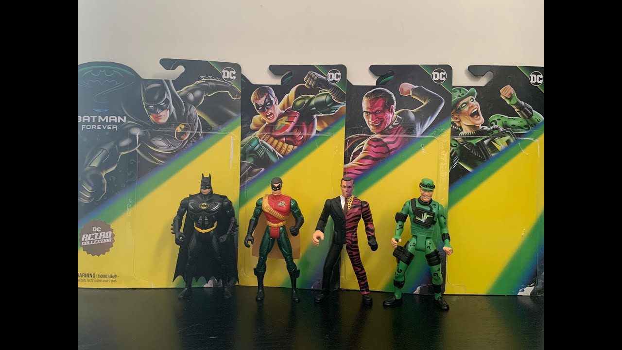 DC Retro Collection Batman Forever figures review - YouTube