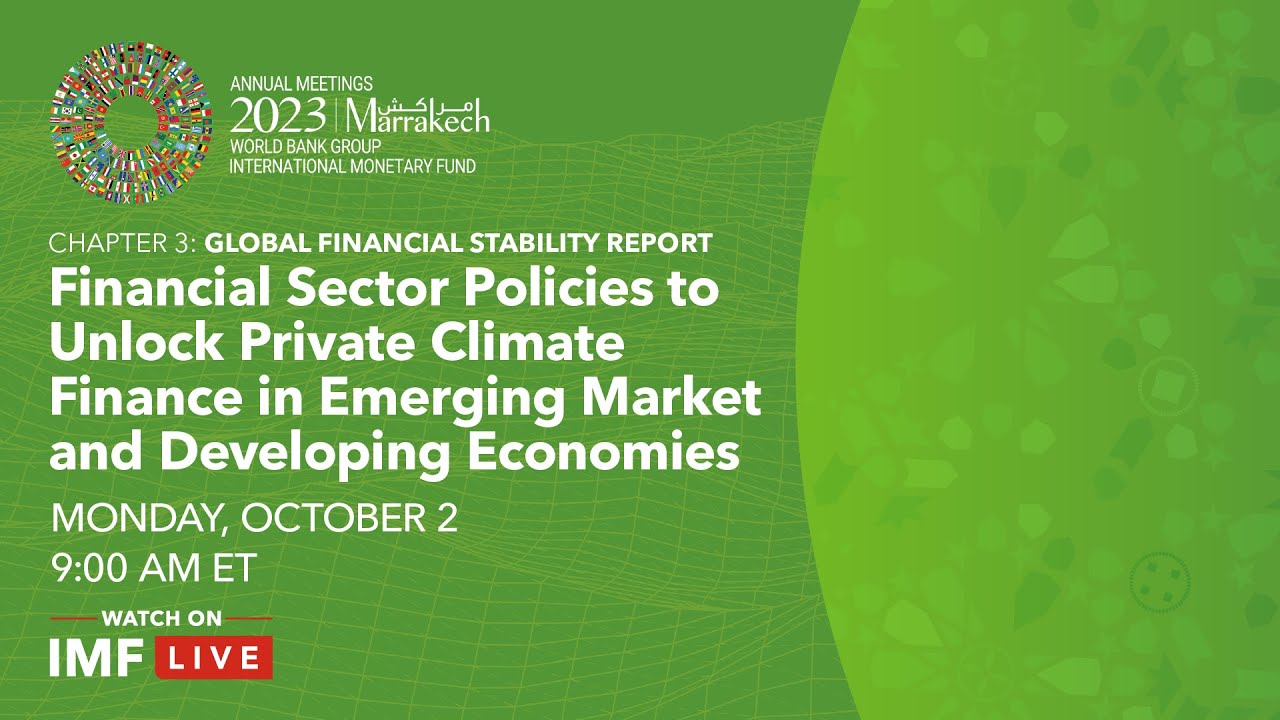 Unlocking Private Climate Finance for Emerging Market and Developing ...