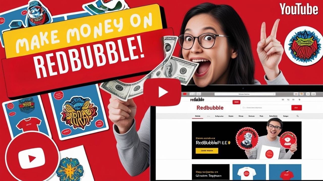 How to Make Money with Redbubble - YouTube