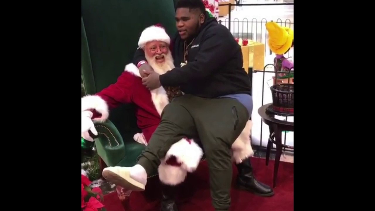 FATBOY TELLS SANTA WHAT HE WANTS (GONE RED) - YouTube