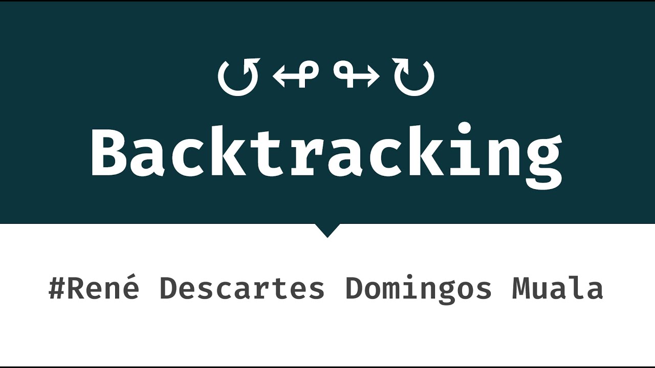 Algoritmos de Backtracking | Buscas - YouTube