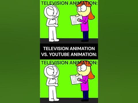 Television animation VS. YouTube animation... #shorts - YouTube