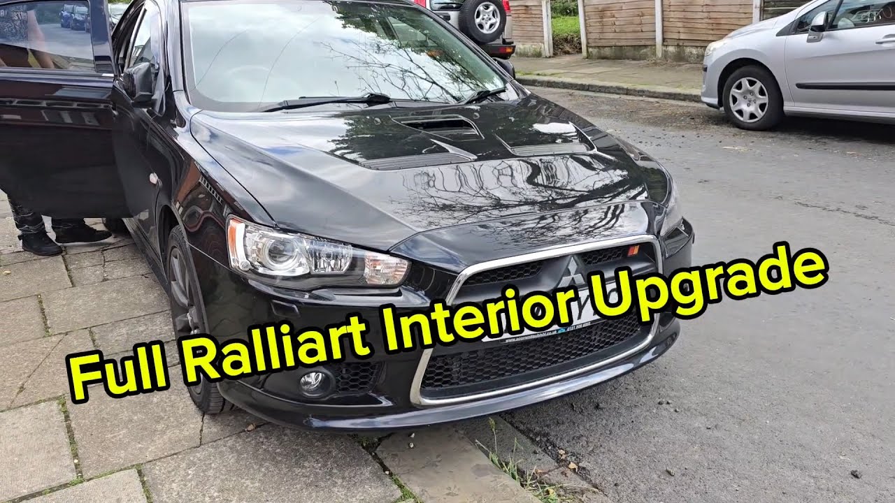 Lancer Ralliart Interior Upgrade In 15 Minutes - YouTube