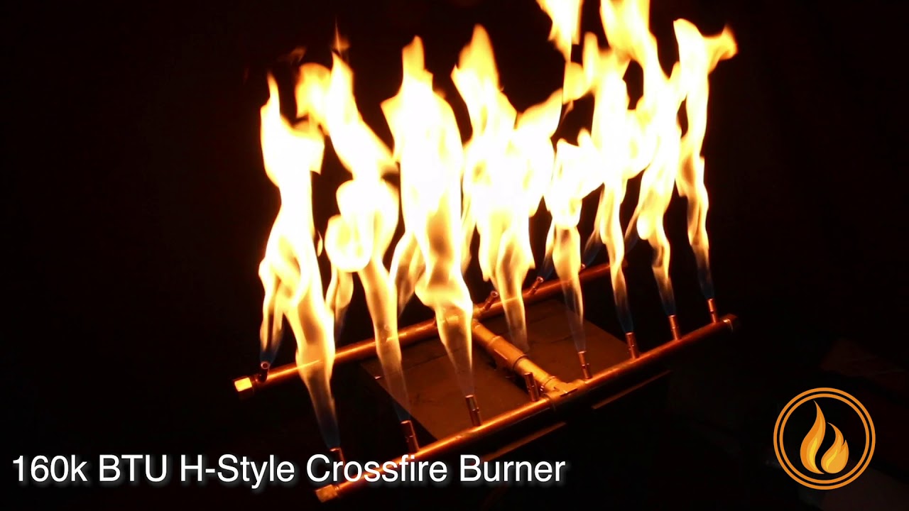 Spectacular flame patterns for rectangular gas fire pits - 160,000 BTU ...