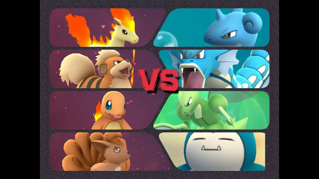 Pokémon GO Gym Battles Level 4 Gym Charmander Growlithe Vulpix Golem ...