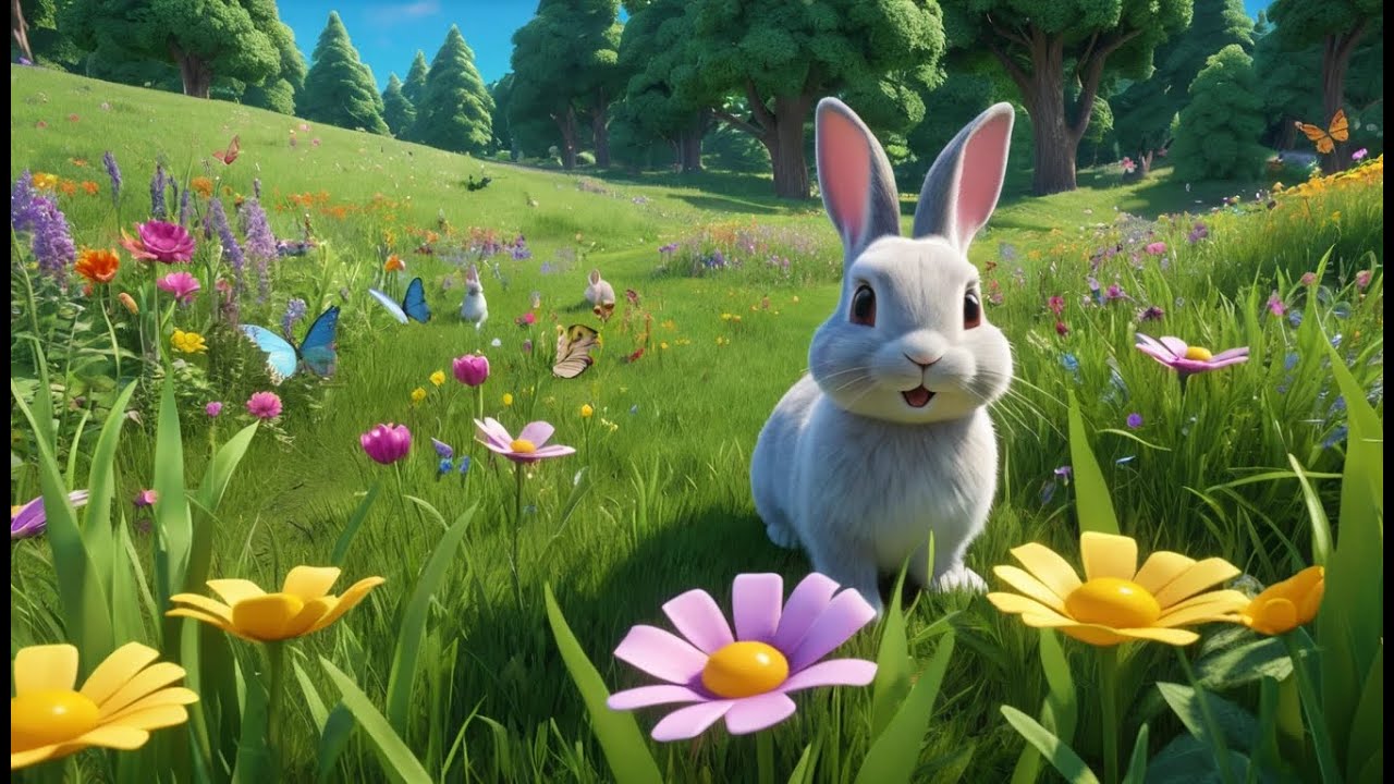 The Bunnies Go Hopping | Fun Bunny Song for Kids | Easter Adventure ...