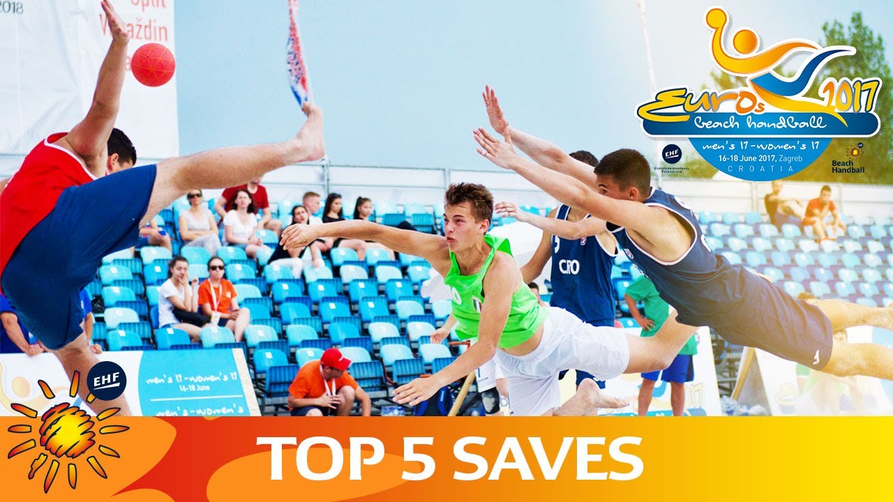 Top 5 Saves | Day 1 | U17 Beach Handball EURO - YouTube