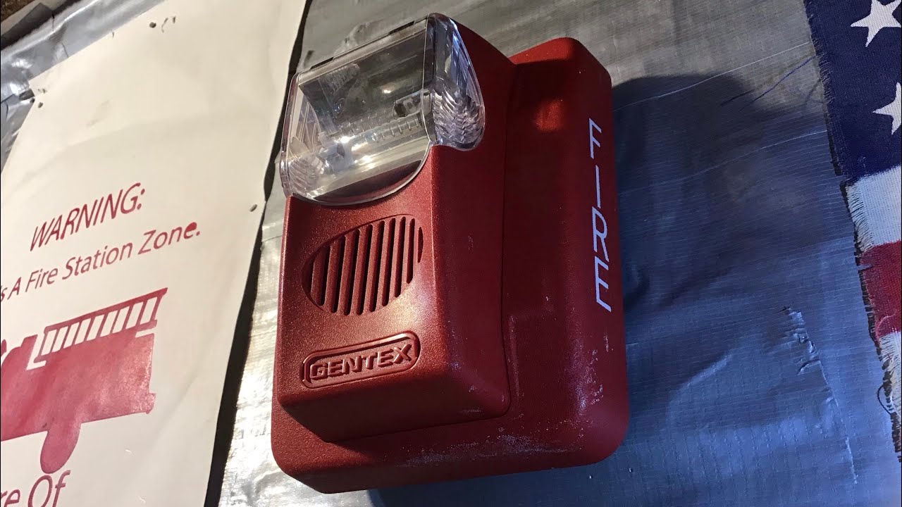 GENTEX FIRE ALARM TEST - YouTube
