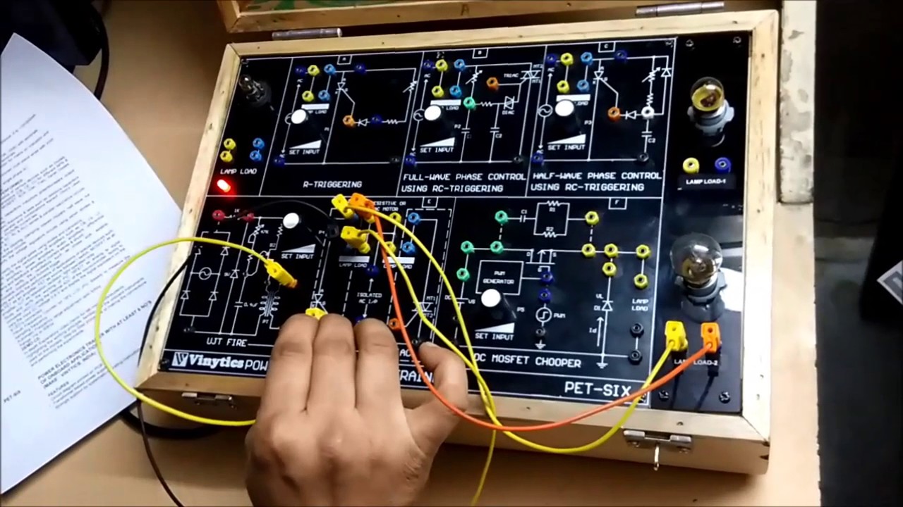 Vinytics Power Electronics Trainer PET 6 - YouTube