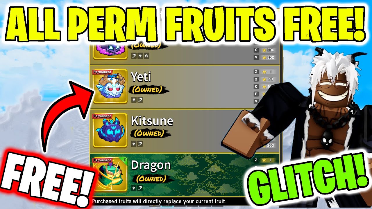 HOW TO GET ALL PERM FRUITS IN BLOX FRUITS! - YouTube