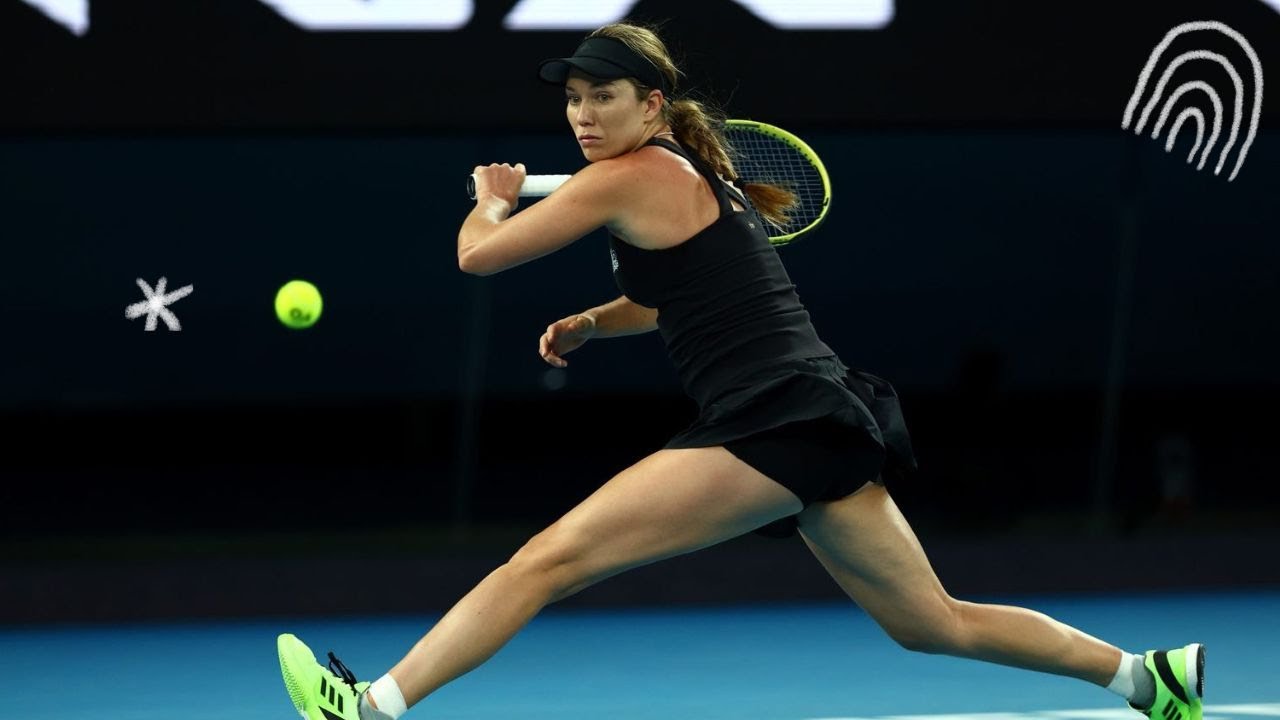 Danielle Collins vs Jelena Ostapenko (Three Impressive Points ...