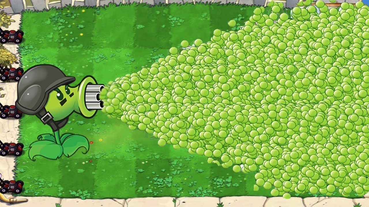 Best strategy Plants vs Zombies| Protected from all zombies with all ...