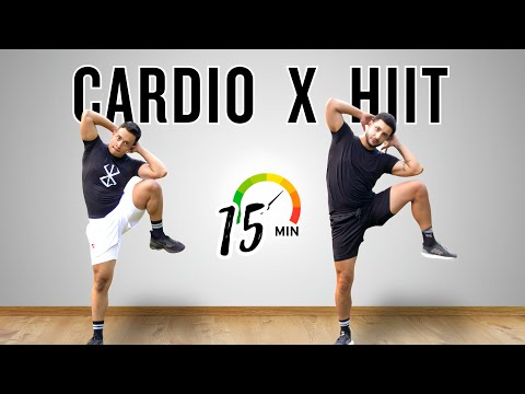 15 MIN CARDIO HIIT para perder barriga rápido, sem equipamentos e em casa