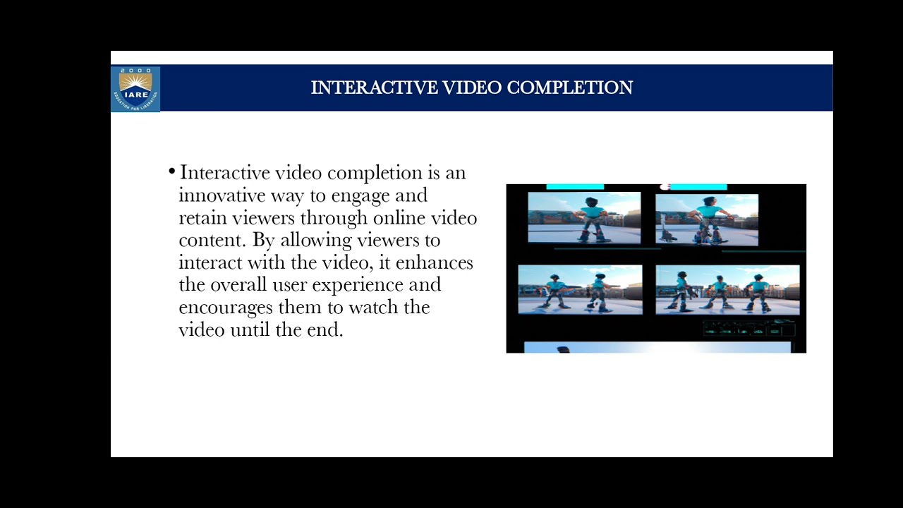 Interactive video completion - YouTube