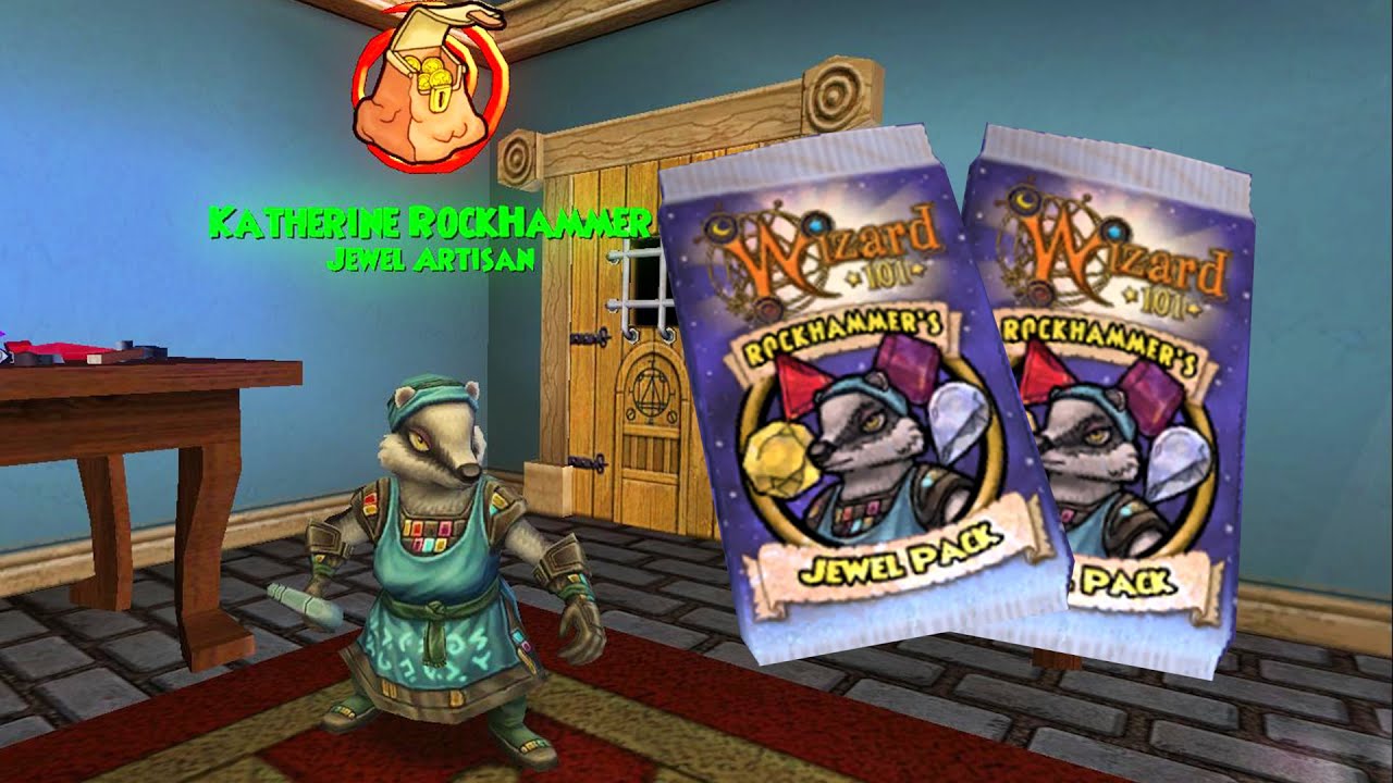 Wizard101: NEW Rockhammer's Jewel Pack!! - YouTube