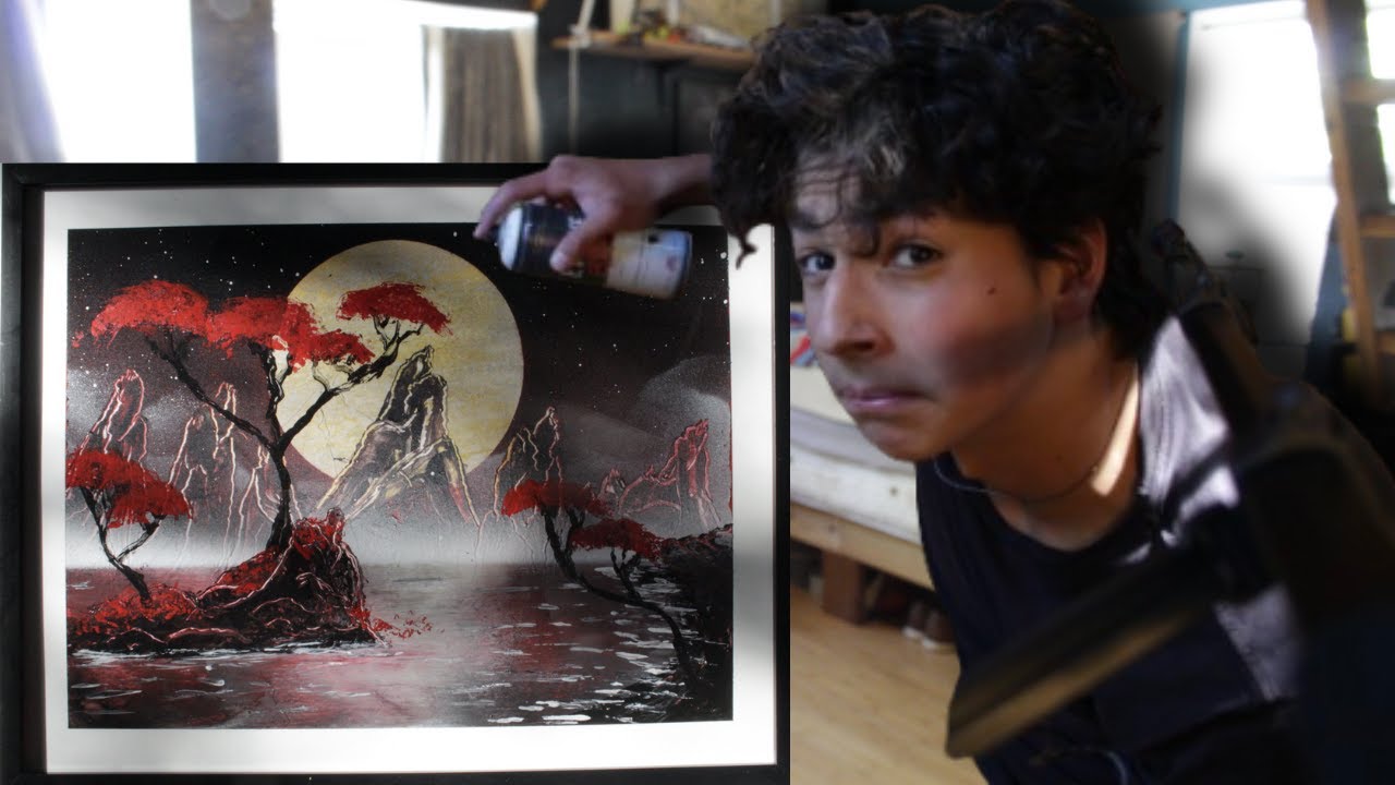 Spray Painting this-just the process - YouTube