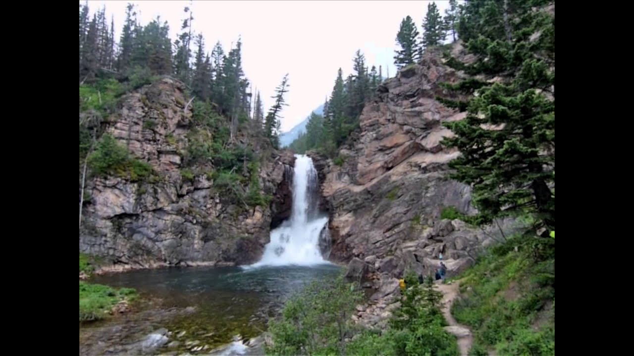 Running Eagle Falls - Glacier National Park - YouTube