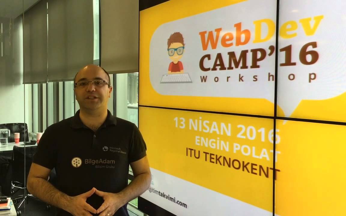 Engin Polat ile Bilge Adam WebDev Camp'16 Workshop' a Davetlisiniz! - YouTube