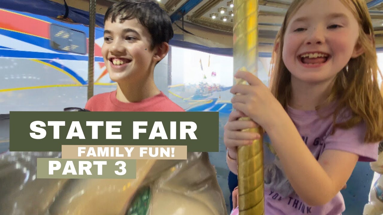 PART 3 OF OUR STATE FAIR FUN | HOMESCHOOL FAMILY VLOGS | FIELD TRIP ...