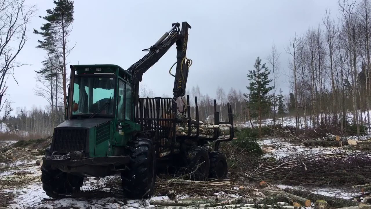 Timberjack 1010b Ēdole - YouTube