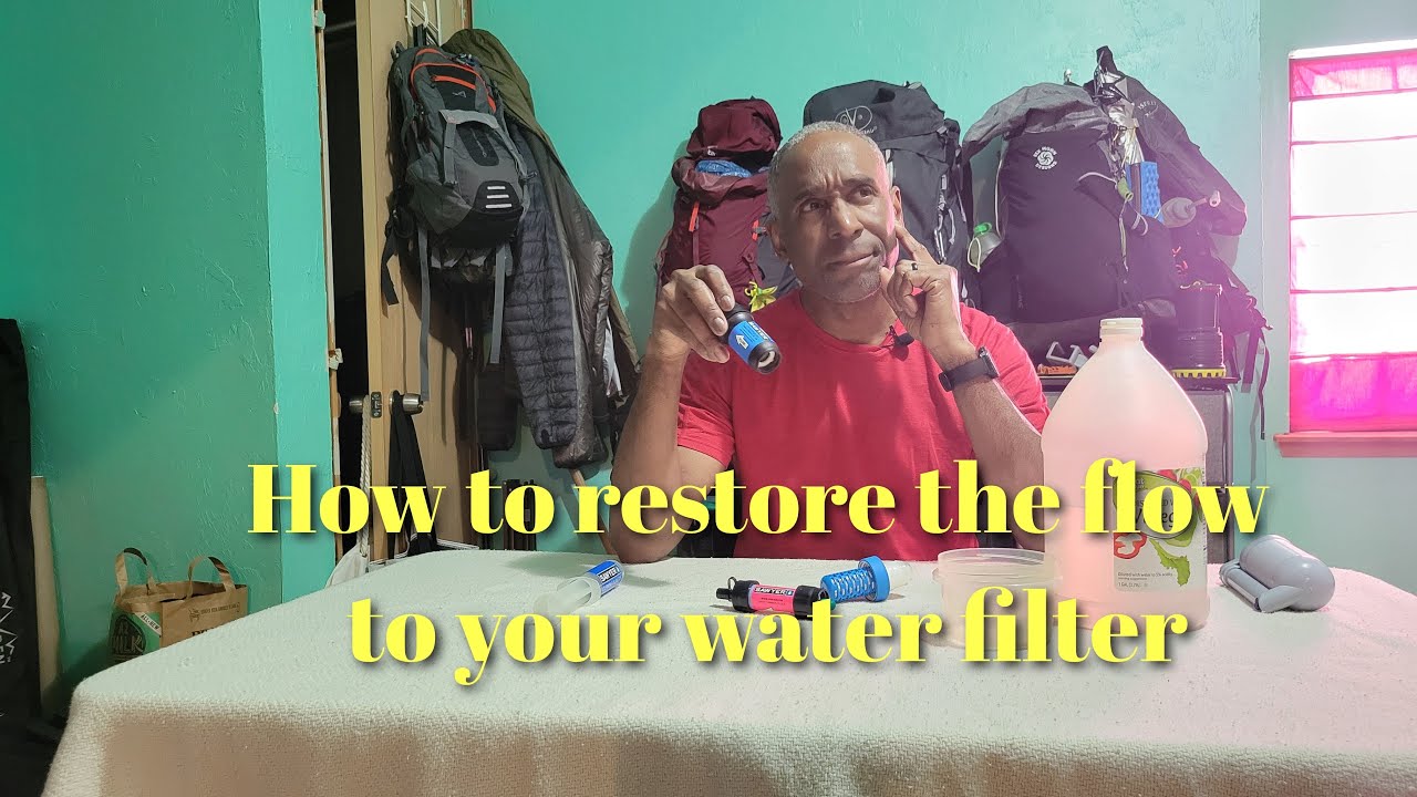 How to restore the flow to your water filter - YouTube