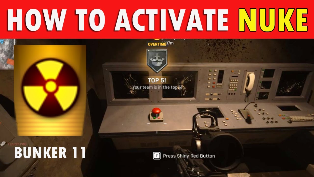 *NEW* Activate the NUKE in Bunker 11 (SECRET BUNKER EASTER EGG) Call Of Duty Warzone Secret ...