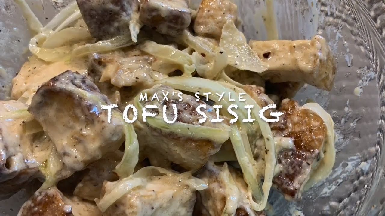 Easy Tofu Sisig ala Max's - YouTube