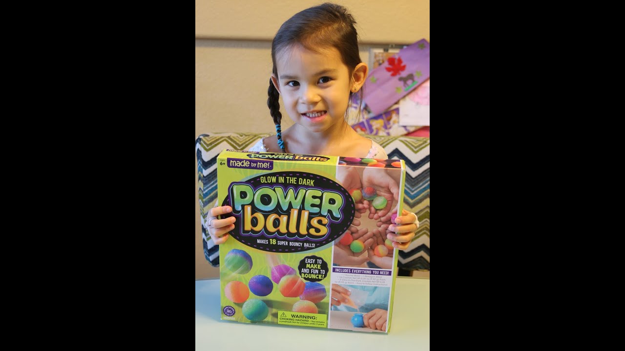 Made By Me Glow-in-the-dark Power Balls kit made by Princess Elsa ...