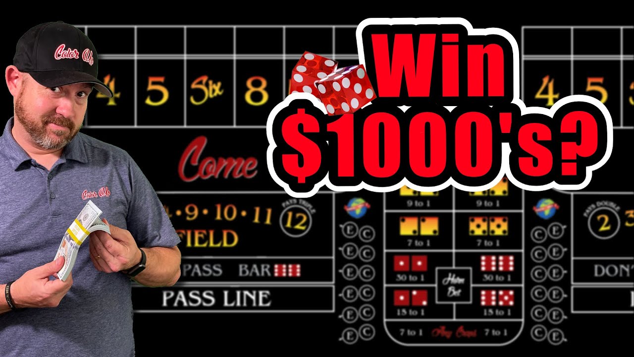 Simple Strategy For Real Craps Pros | Win with just $100 - YouTube