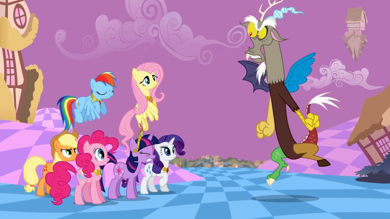 The Mane 6 Take On Discord - My Little Pony Friendship Is Magic ...