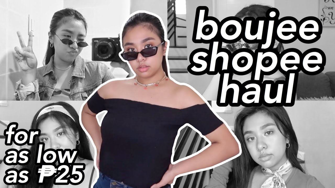 HUGE TRY-ON SHOPEE HAUL 💸 (trendy and affordable accessories & gadgets ...
