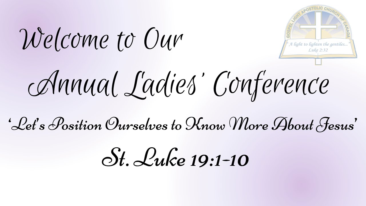 Annual Ladies' Conference 2025 - Sunday Morning Service | February 9 ...