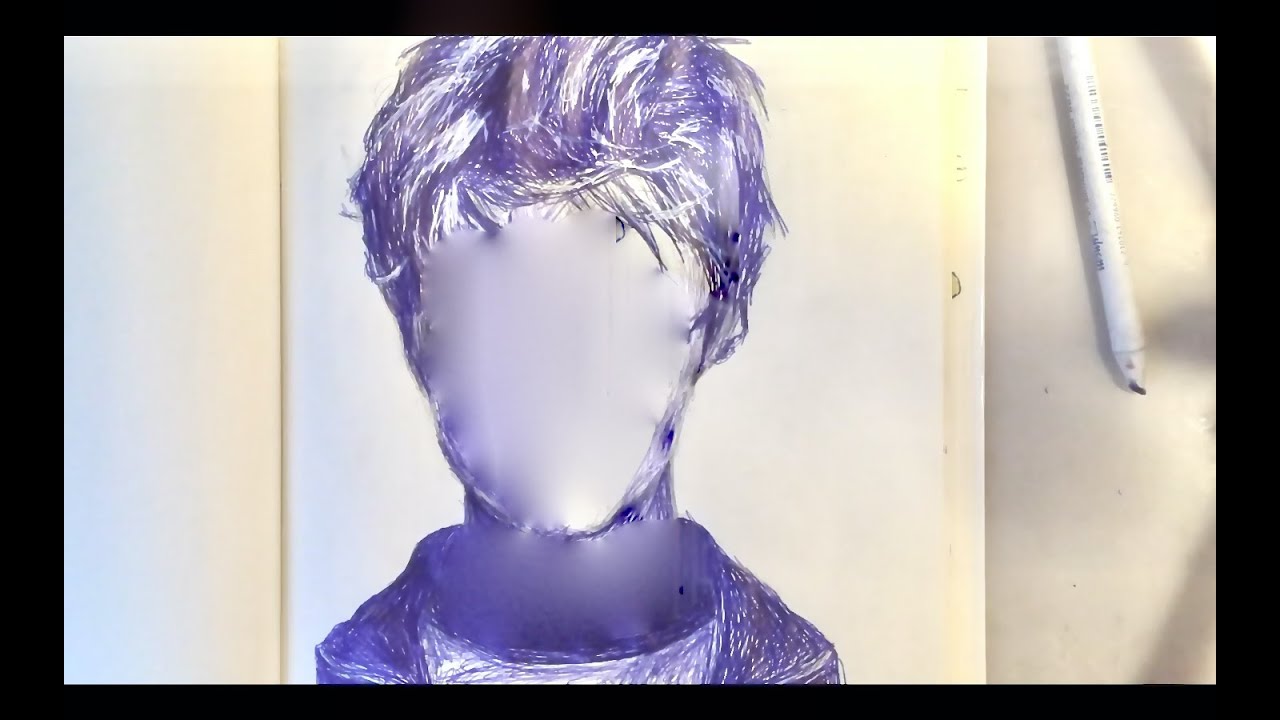 HARRY POTTER drawing with a BALLPEN - YouTube