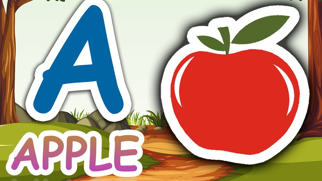 Alphabets for Toddlers A for Apple B for Ball | Preschool Learning ...